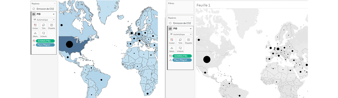 Tableau / Multiple marks layers for map - ActinVision